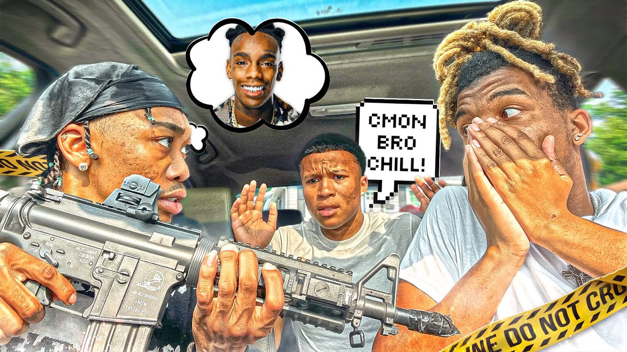 PLAYING YNW MELLY THEN PULLING THE STICK OUT ON THE GANG (MUST WATCH)😱 ...