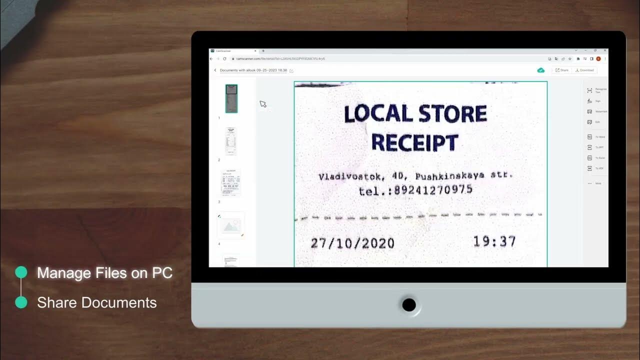 Productive System | CamScanner All-In-One Document Management - YouTube