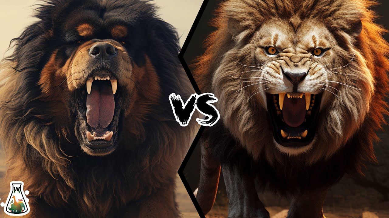 Tibetan Mastiff vs Lion – What If They Would Fight? - YouTube