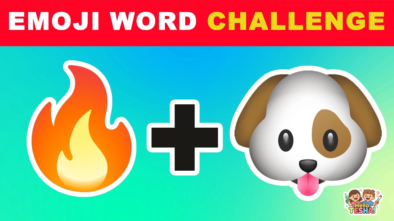 Emoji Word Challenge! Fun Quiz Game for Kids | HELLO TESHA - YouTube