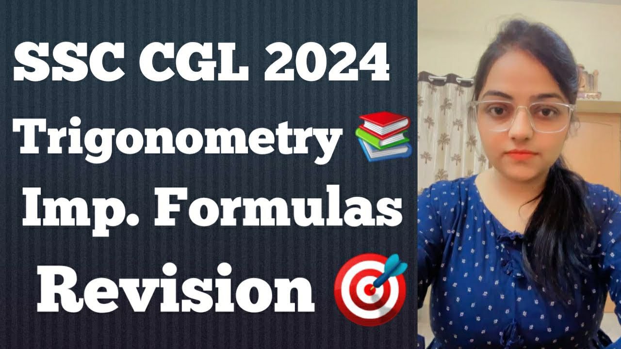 SSC CGL 2024 🎯 Trigonometry Imp. Formulas 📚#ssc #ssccgl #sscmaths # ...