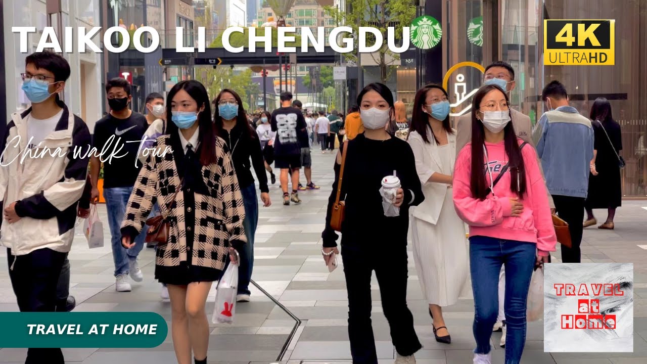 [4KHDR]China walk tour | Travel at home Walk in Most fashionable street ...