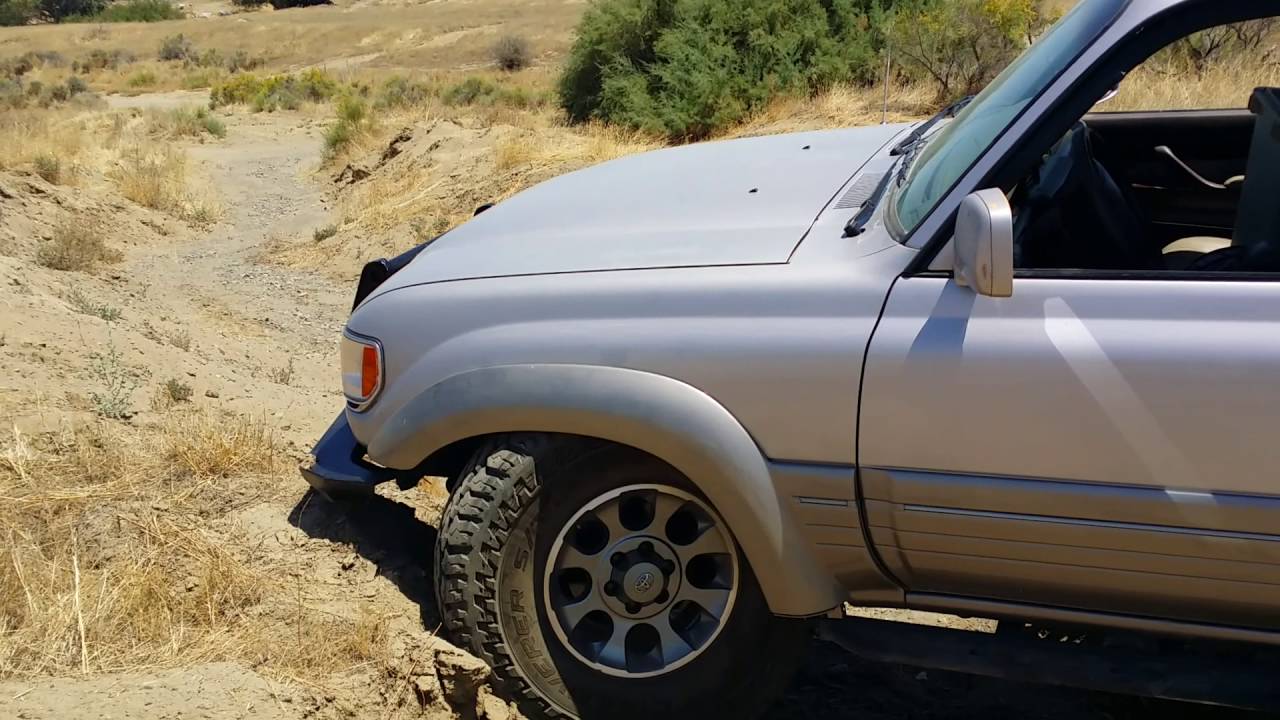 New front 75mm Slinky coil flex test fzj fj80 lx450 lc80 - YouTube