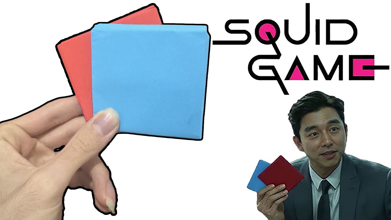 How To Make Ddakji Origami - YouTube