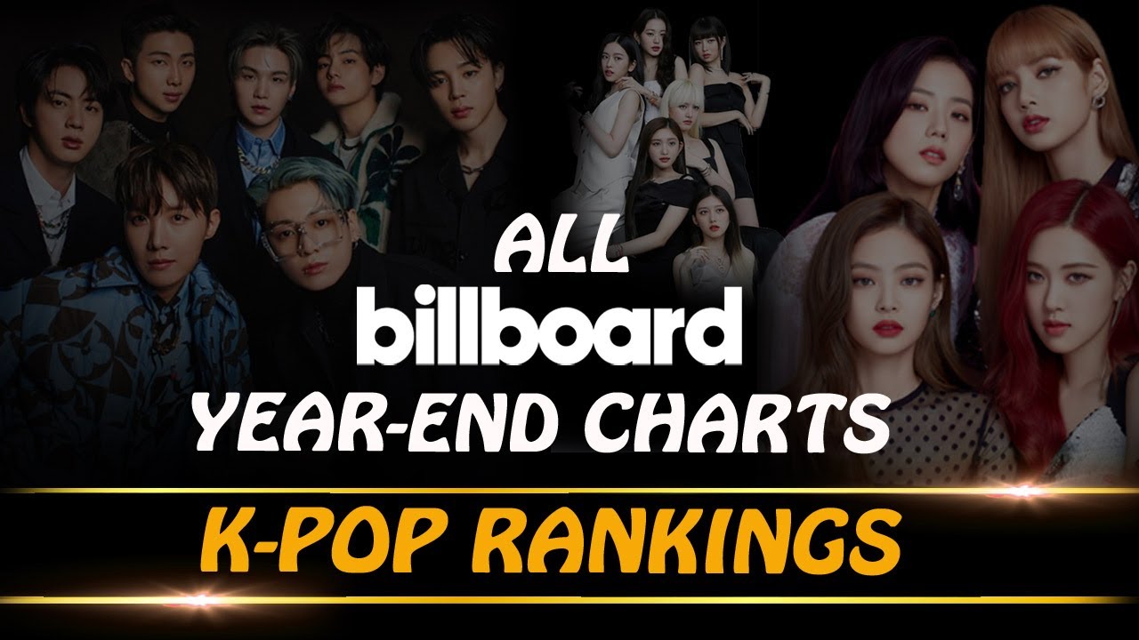 ALL BILLBOARD YEAR-END CHARTS K-POP RANKINGS 2022 - YouTube