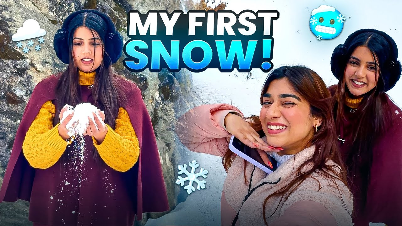 MY FIRST SNOW⛄️ part 2 of jibhi vlog || MUSKAN DIARIES - YouTube