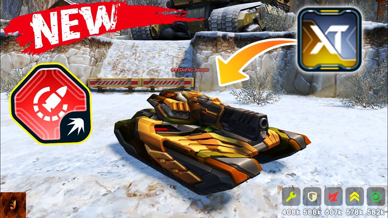 Tanki Online - NEW Thunder XT HD Skin! | NEW Remastered map?! - YouTube