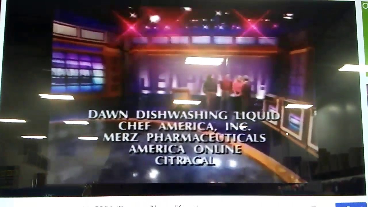 Jeopardy! Season 18 Credits (9/11/2001) - YouTube