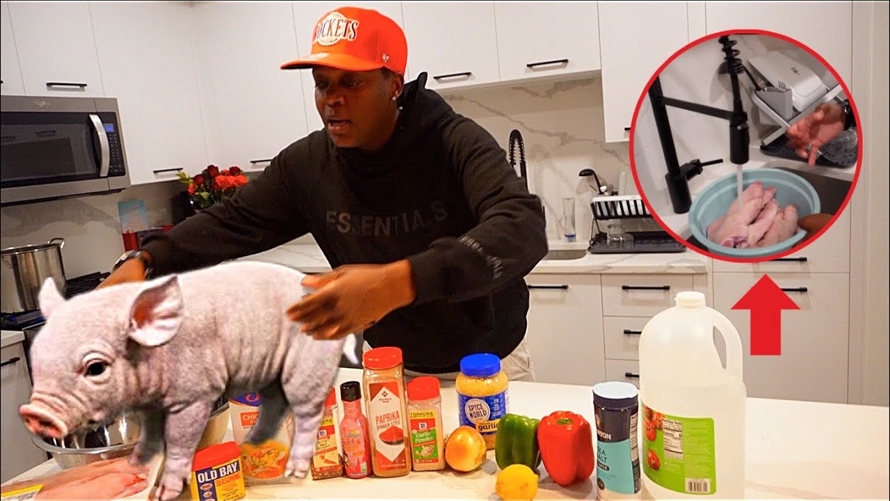 300K! 🎉 SOUL FOOD | Cooking & Eating PIG FEET | Cajun Style Pig Feet ...