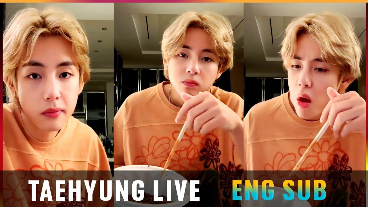 [ Eng Sub ] Taehyung Live On Weverse | BTS V LIVE TODAY 🌺 #taehyung #bts - YouTube