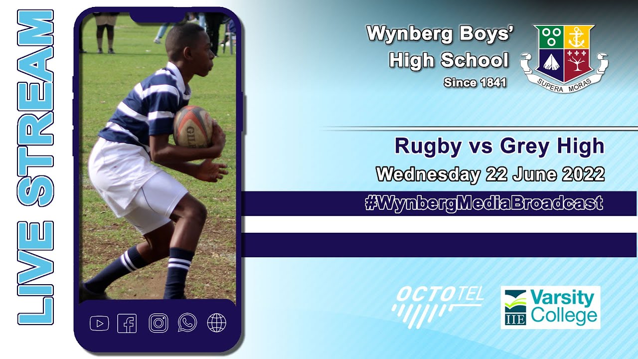 WBHS Rugby 14A vs Grey High - YouTube