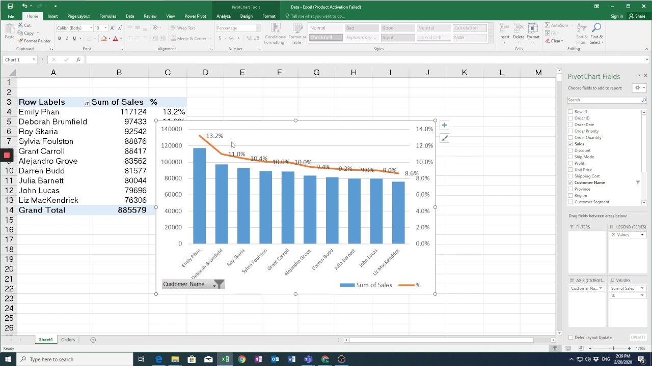 PivotTable&Chart1 - YouTube