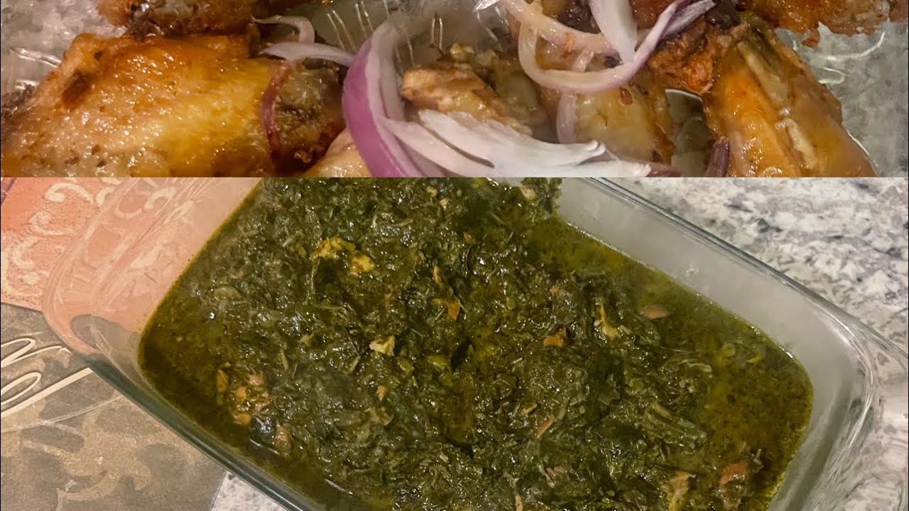 Fufu and Sombé recipe with wings! #cooking #africanfood #recipe #food # ...