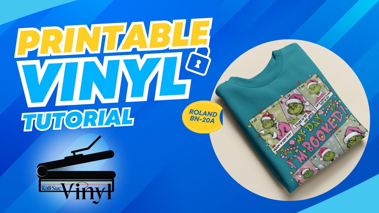 Master Printable Vinyl: Step-by-Step Tutorial with the Roland BN-20A # ...