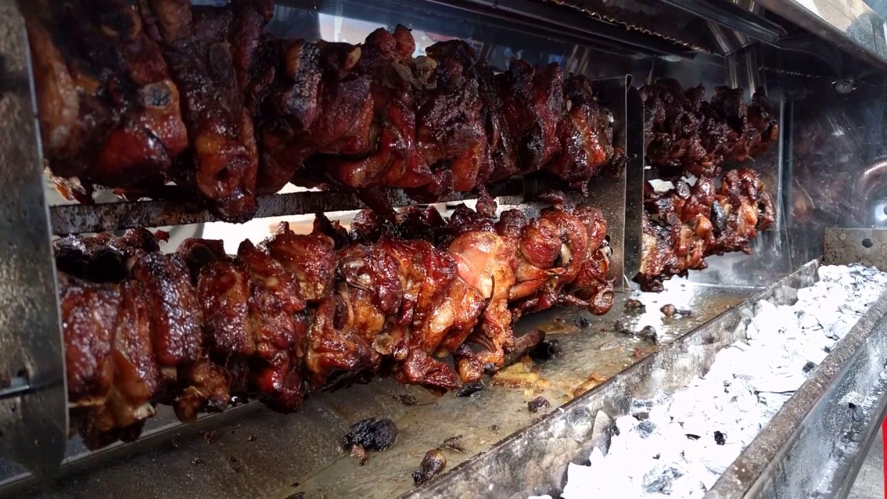 Spiedo Bresciano in cottura - YouTube