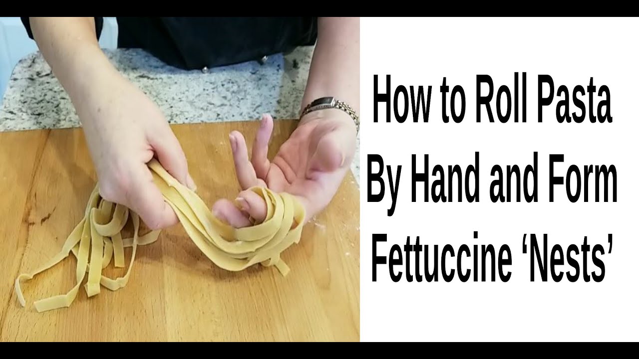 How to roll pasta dough by hand, the old fashioned way! - YouTube