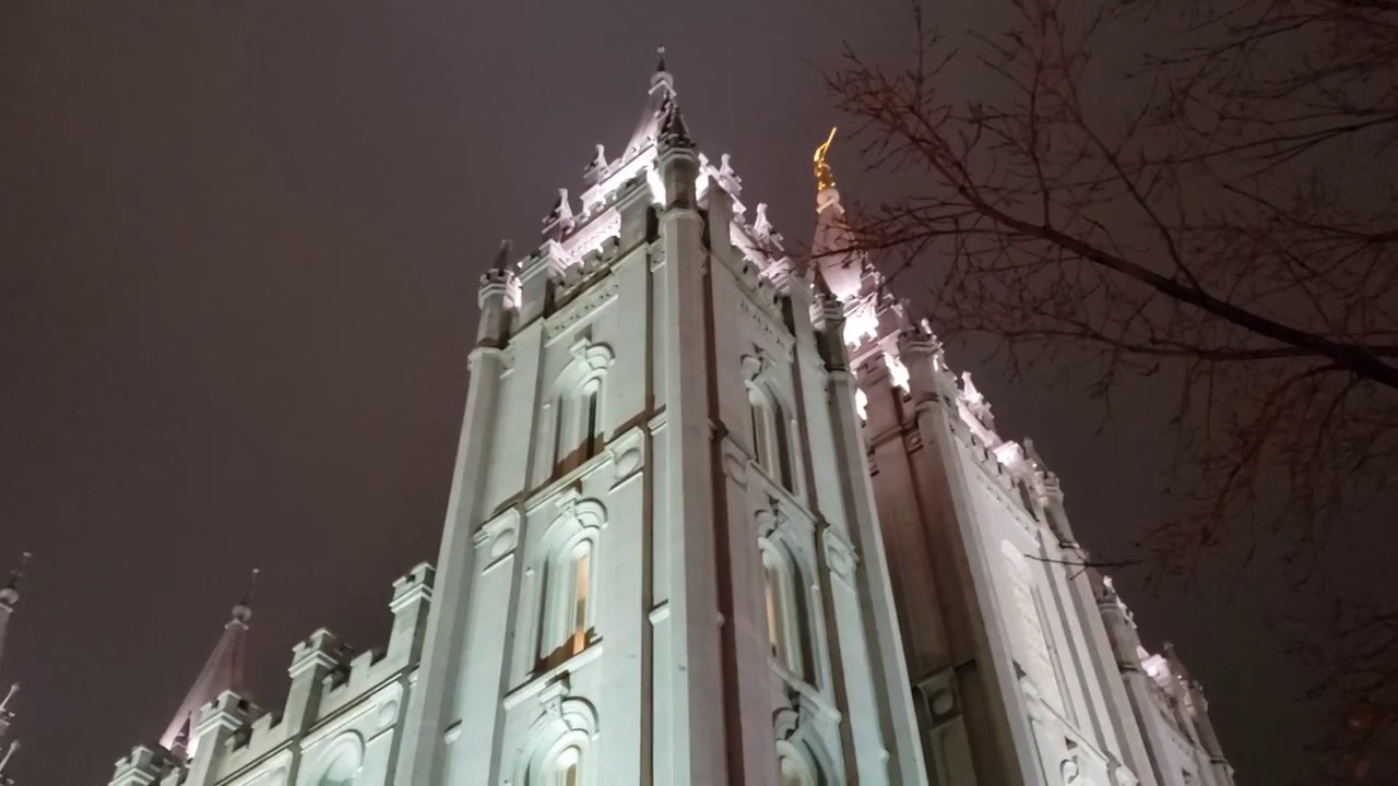 Temple Square 2019 Christmas Lights - YouTube