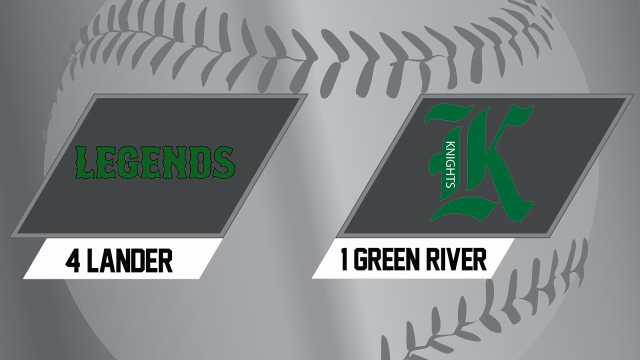 BASEBALL: 2023 WY A West District Tournament Game 2 (1) Green River Vs ...