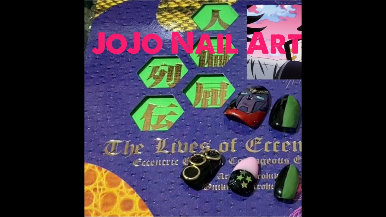 JoJo Bizarre Adventure Nail Art - YouTube