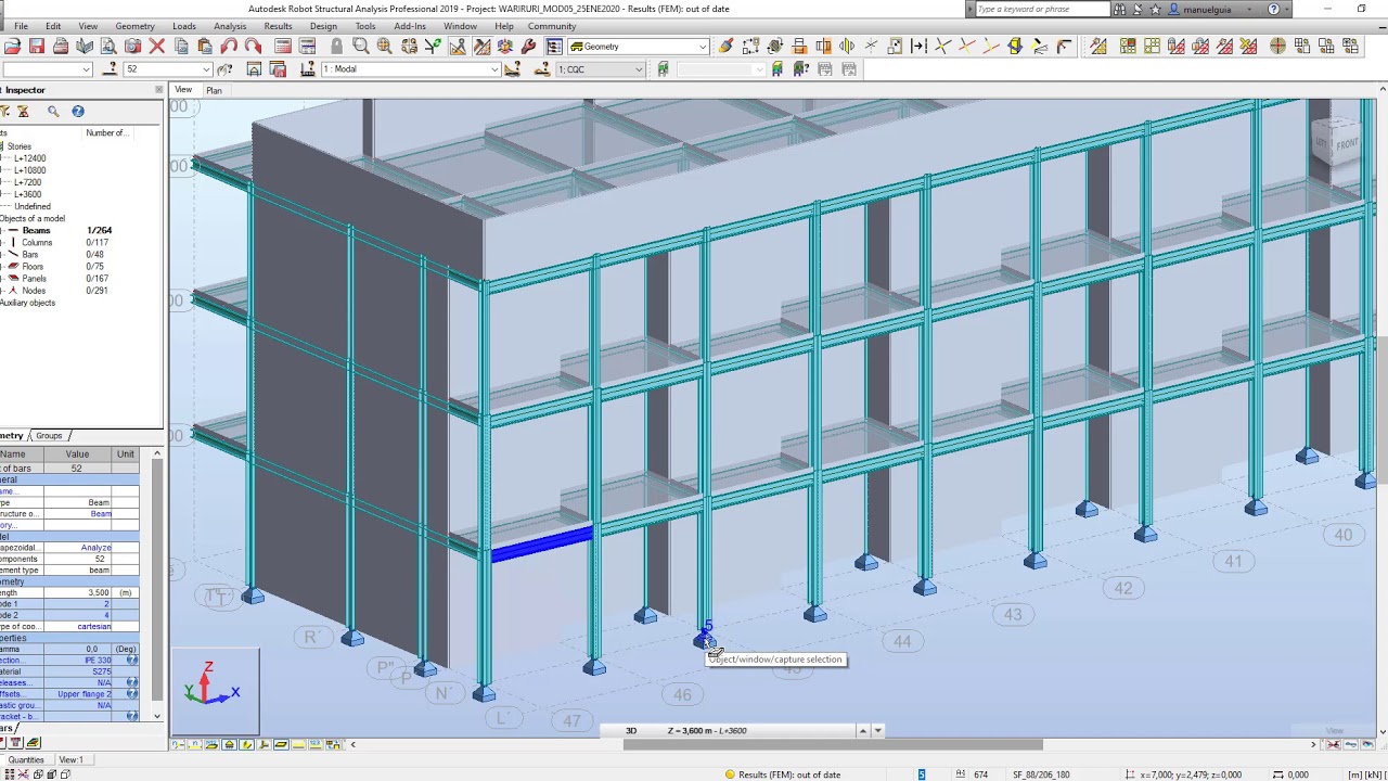 Análisis y Diseño de Estructura Metálica con Robot Structural Analysis ...