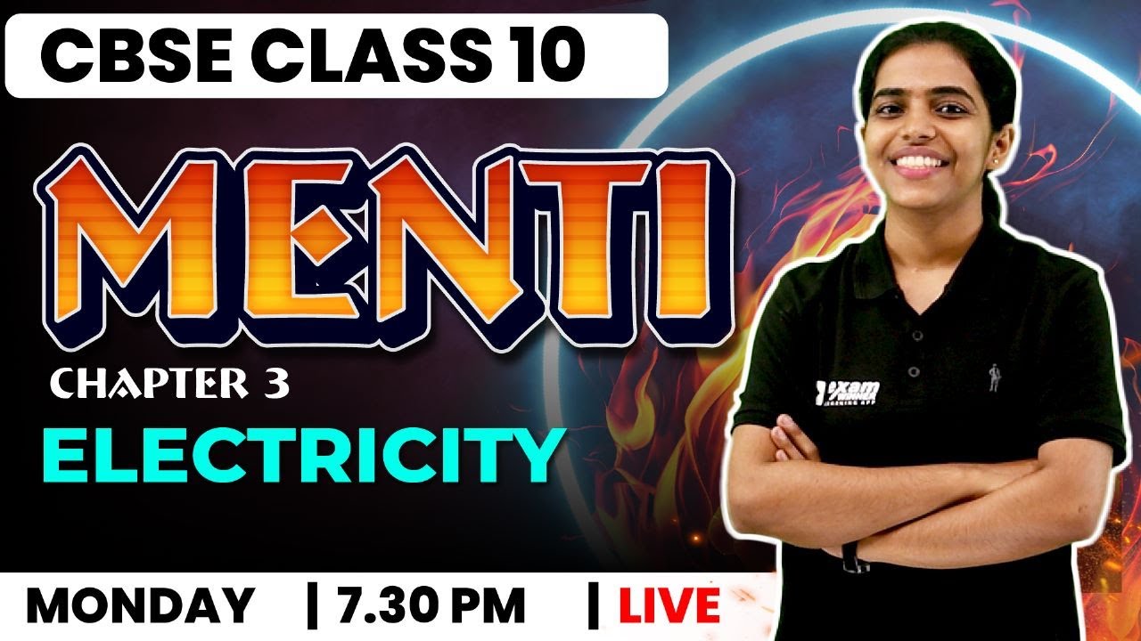 CBSE CLASS 10 Physics | Menti Revision | Chapter 3 | Electricity | Exam Winner - YouTube