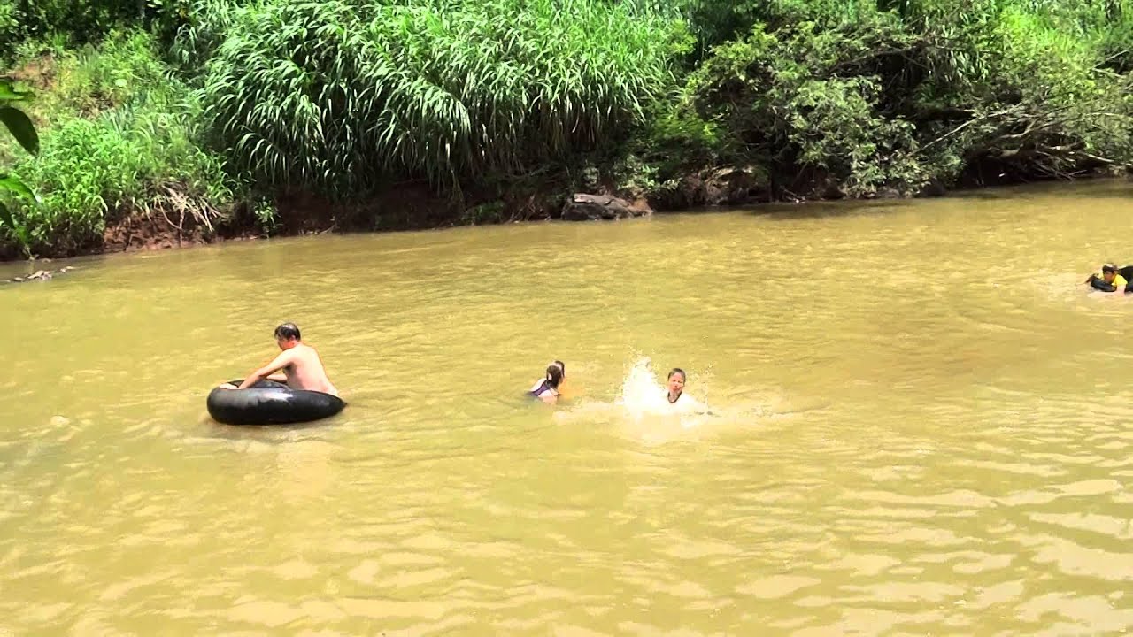 Nadando no Rio Jacaré - Paraná - YouTube