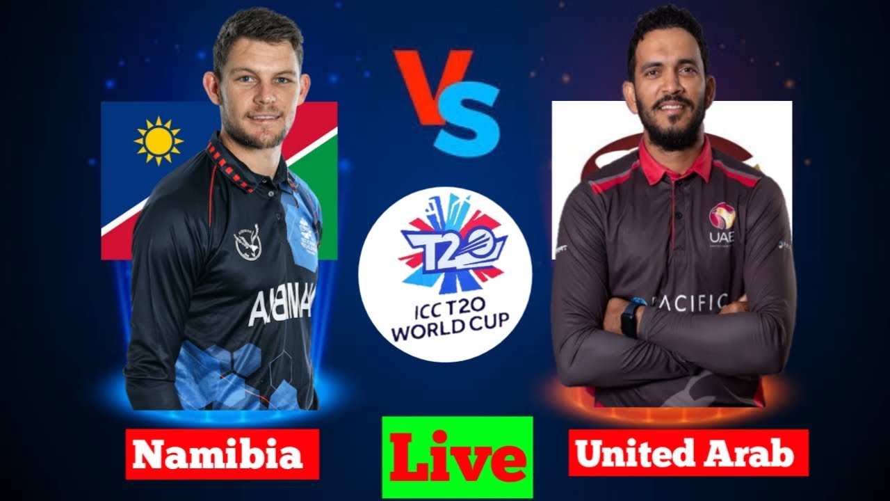 Live Namibia vs United Arab Emirates | ICC T20 World Cup Live | Live ...