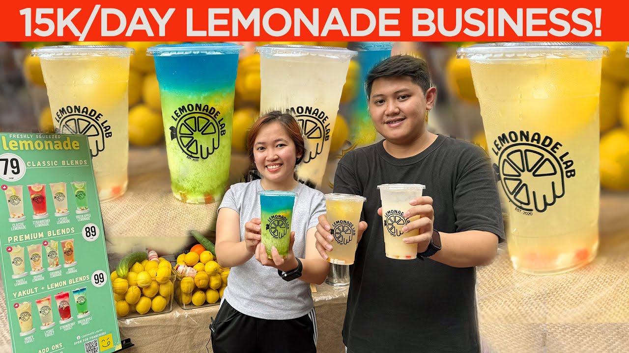 Lemonade Business 15k per day na kita!! BUSINESS IDEAS IN PH - YouTube