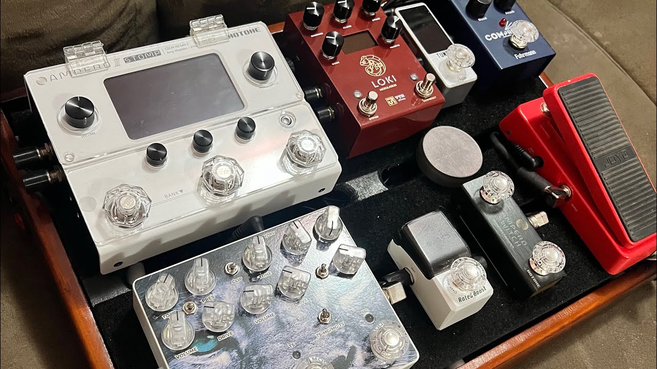 Ampero Stomp 2 + Cenas + VTR Loki + Trio DMT - YouTube