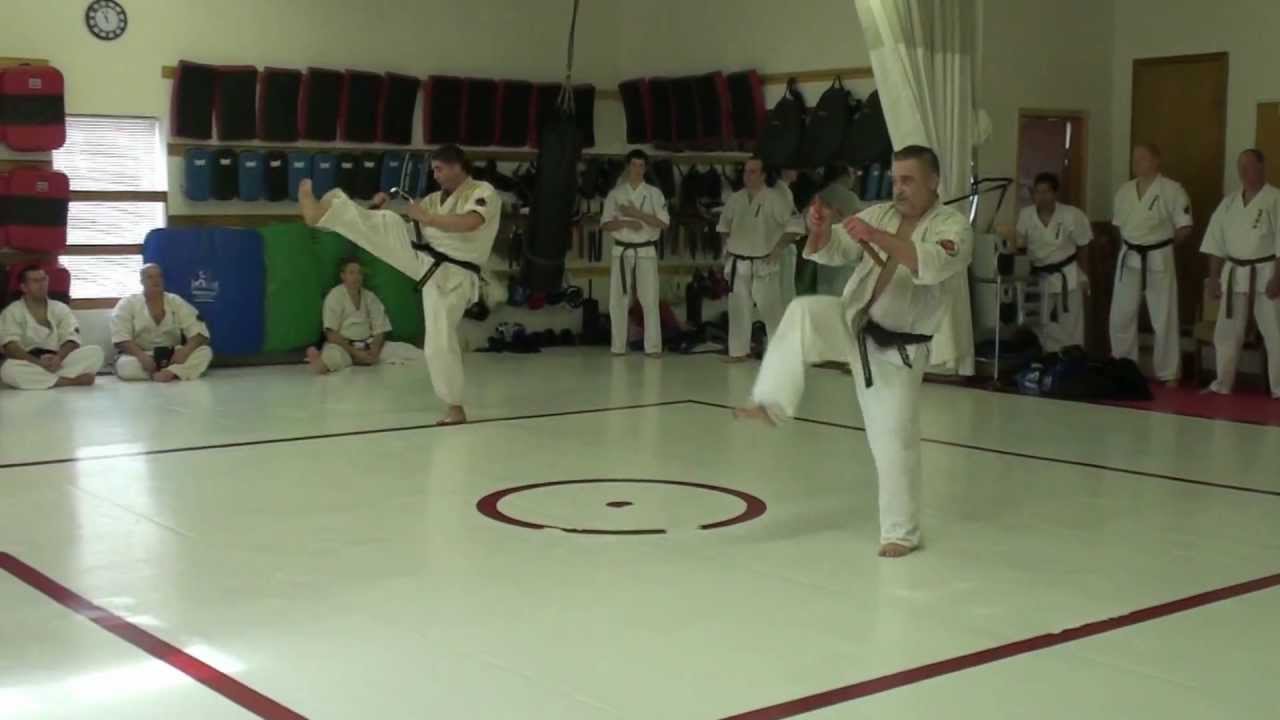 Kanreikai Karate - Senpai Manuel & Sensei Robert (Kata) - YouTube