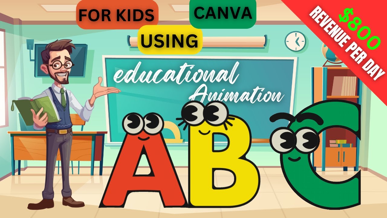 Create AMAZING Educational Animated Videos For Kids Using Canva - YouTube
