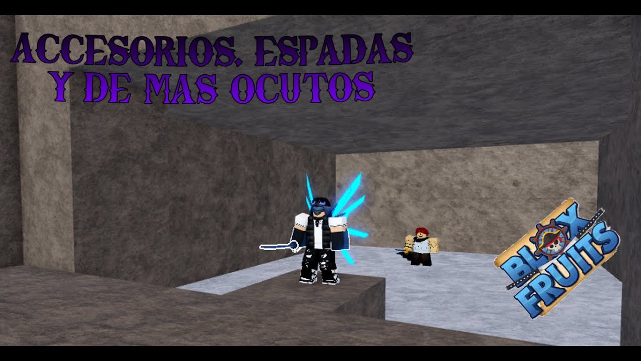 Todos los accesorios, armas y demás ocultos (Blox Fruits) Sea 1 - YouTube