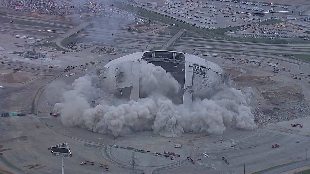 Texas Stadium Implosion - April 11, 2010 - YouTube