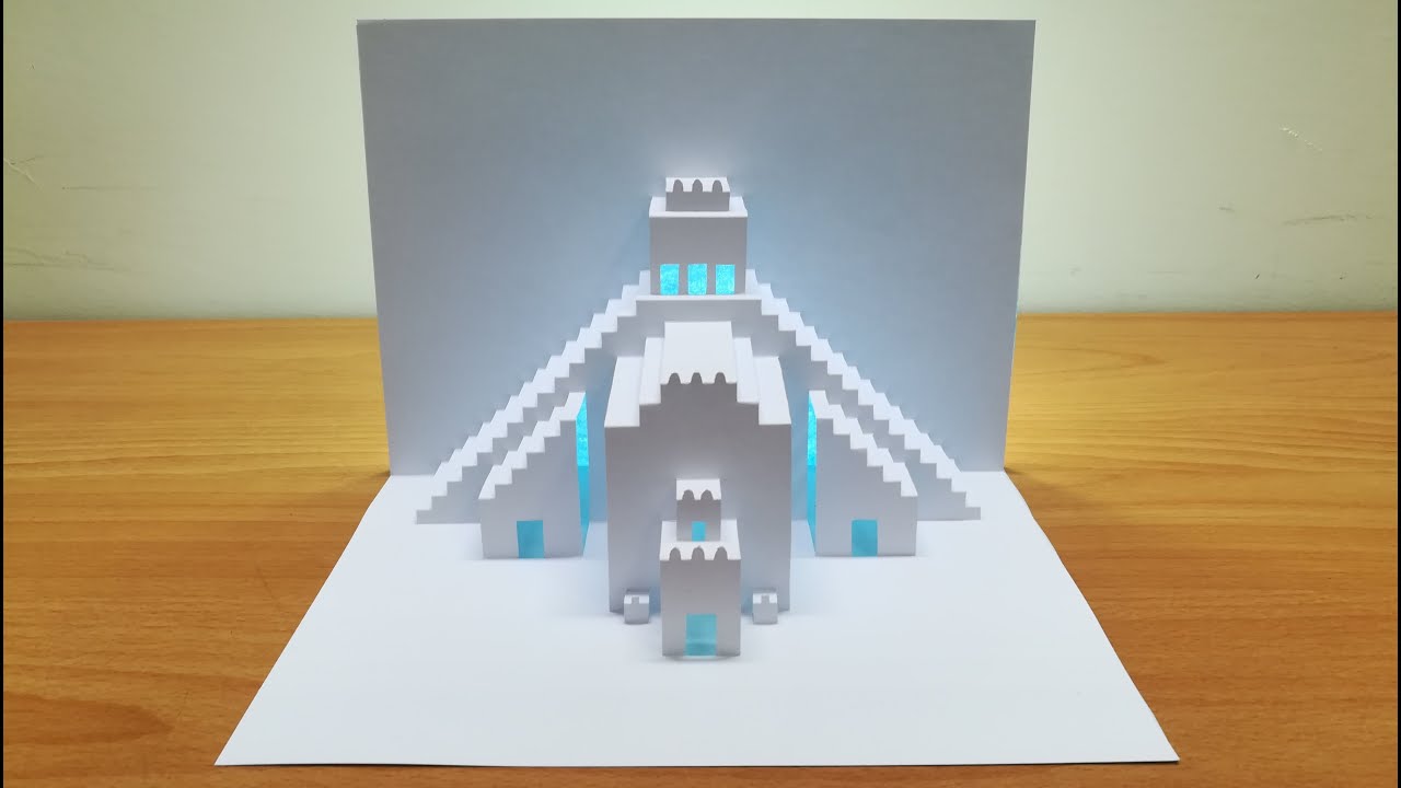 3D Pyramid Card｜Paper Crafts｜Paper Art｜Pop Up Design｜Origami ...