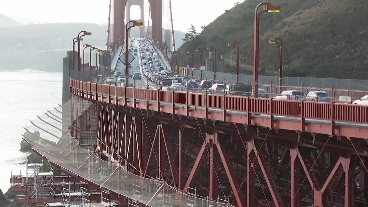 Golden Gate Bridge suicide prevention net finally complete - YouTube
