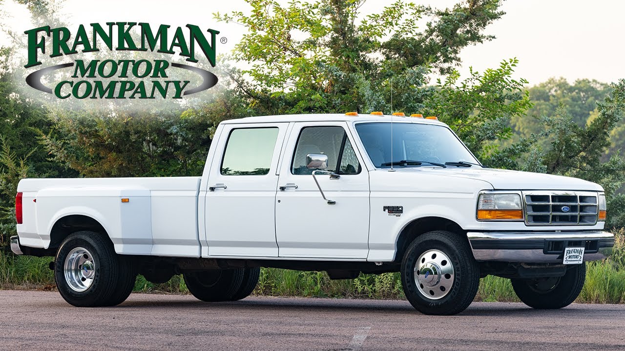 42k Mile 1995 Ford F-350 XLT Dually - Frankman Motor Company - YouTube