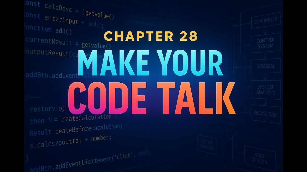The Complete JavaScript in Malayalam - Chapter 28 - Make Your Code Talk ...