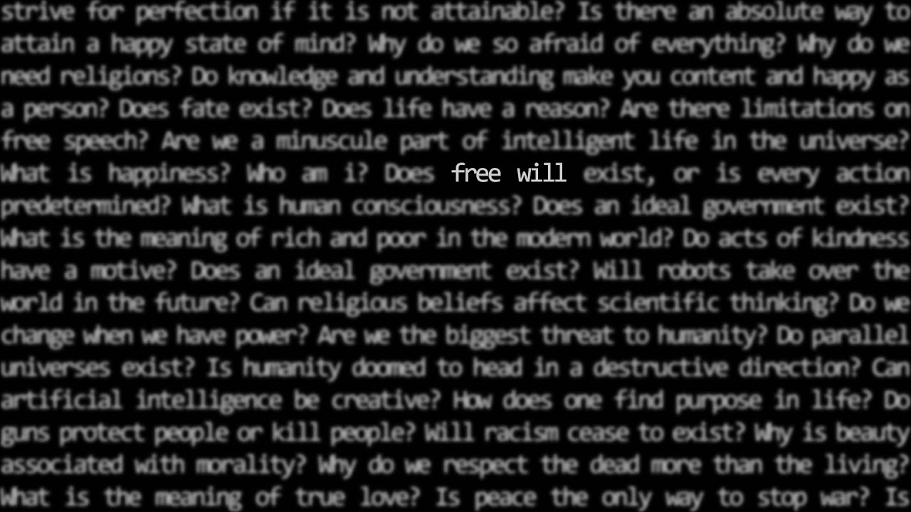 felperc / 01 free will - YouTube