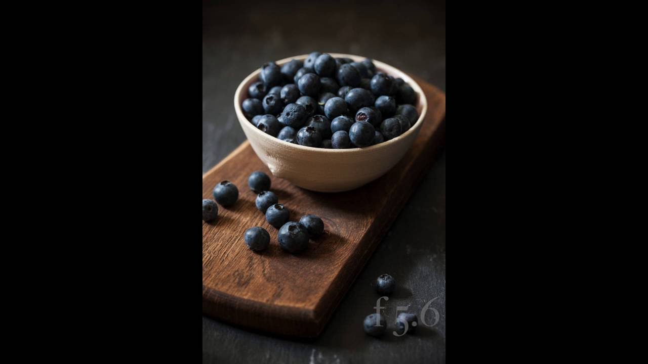 Depth of field for food photography - YouTube