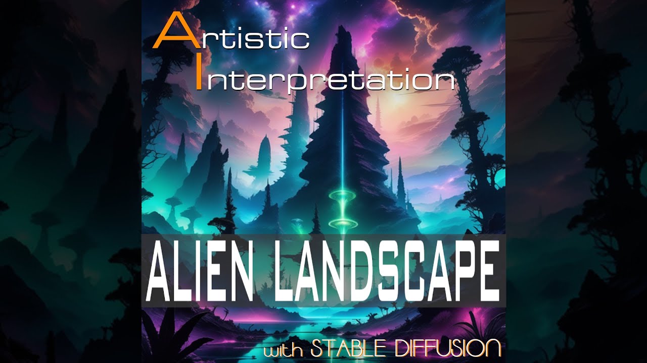 Alien Landscape w/ Stable Diffusion - YouTube