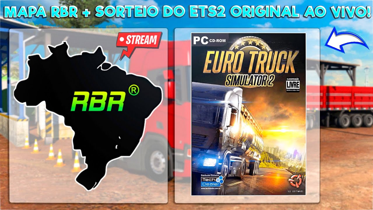 MAPA RBR 1.45 - NOVA ATUALIZAÇÃO + SORTEIO DE 1 ETS2 ORIGINAL STEAM ...