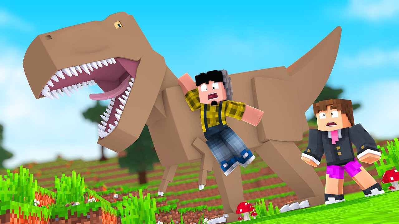 Minecraft: O T-REX FICOU ENORME ! - JURASSIC WORLD Ep.49 - YouTube