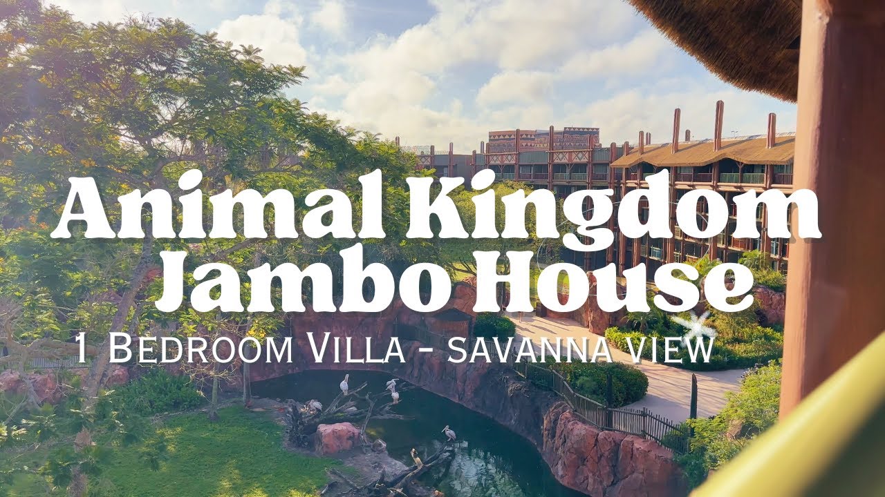 1 Bedroom Villa Savanna View, Disney Animal Kingdom Jambo House - YouTube