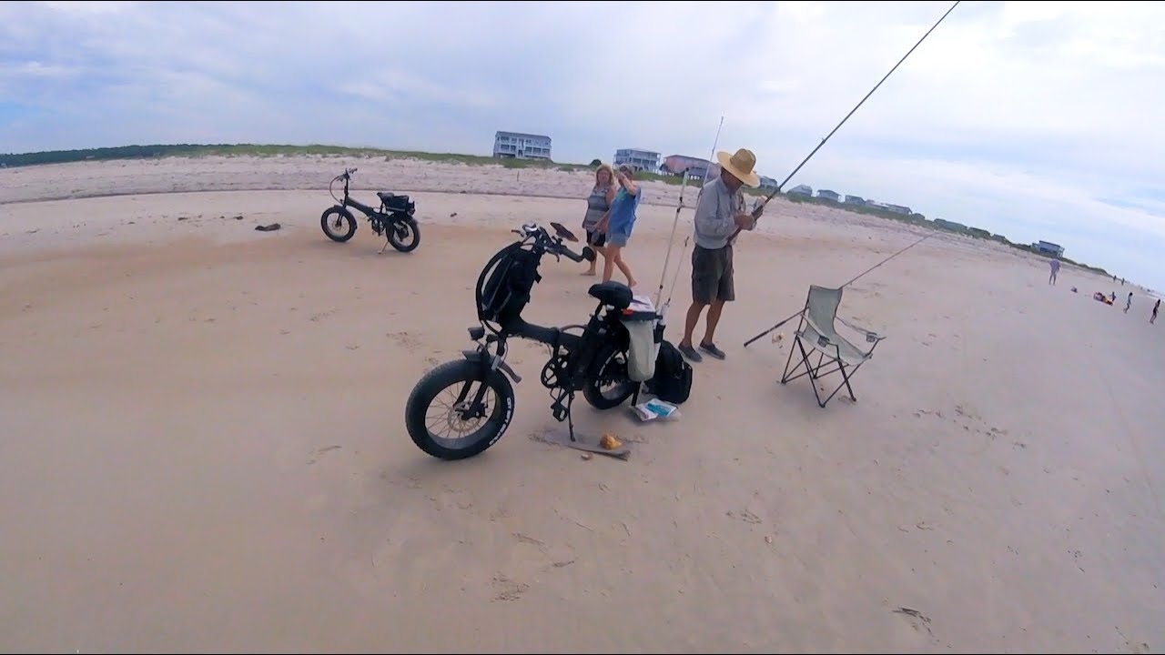 Electric Bike Surf Fishing With Paul - YouTube