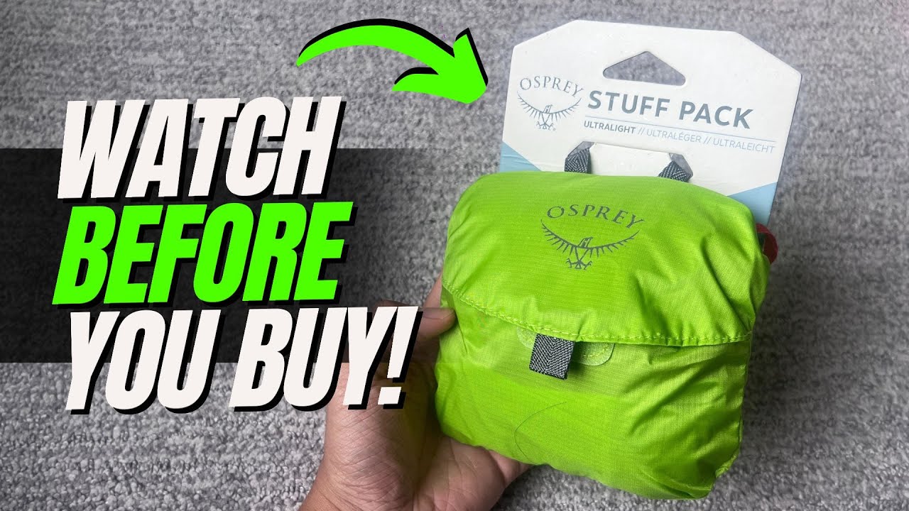 is it WORTH it? - Osprey Ultralight Stuff Pack REVIEW! #ospreypacks ...