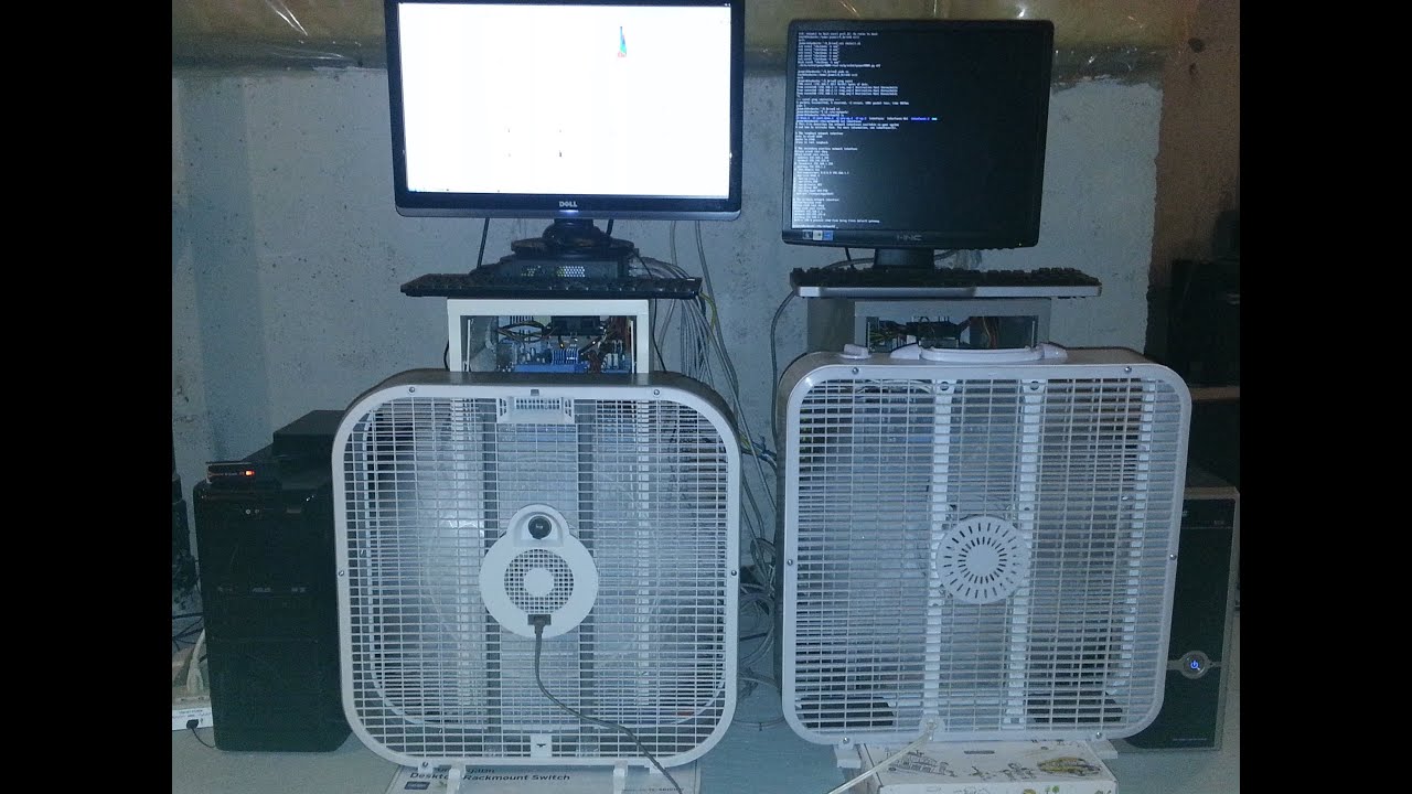 Another 10 nodes homemade cluster - YouTube