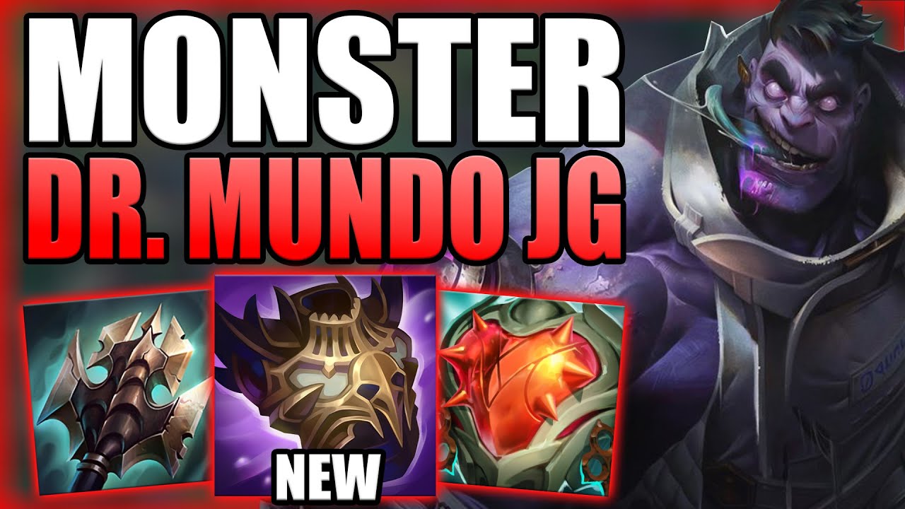 RIOT CREATED A MONSTER AKA DR MUNDO JUNGLE IN THIS NEW PATCH ...