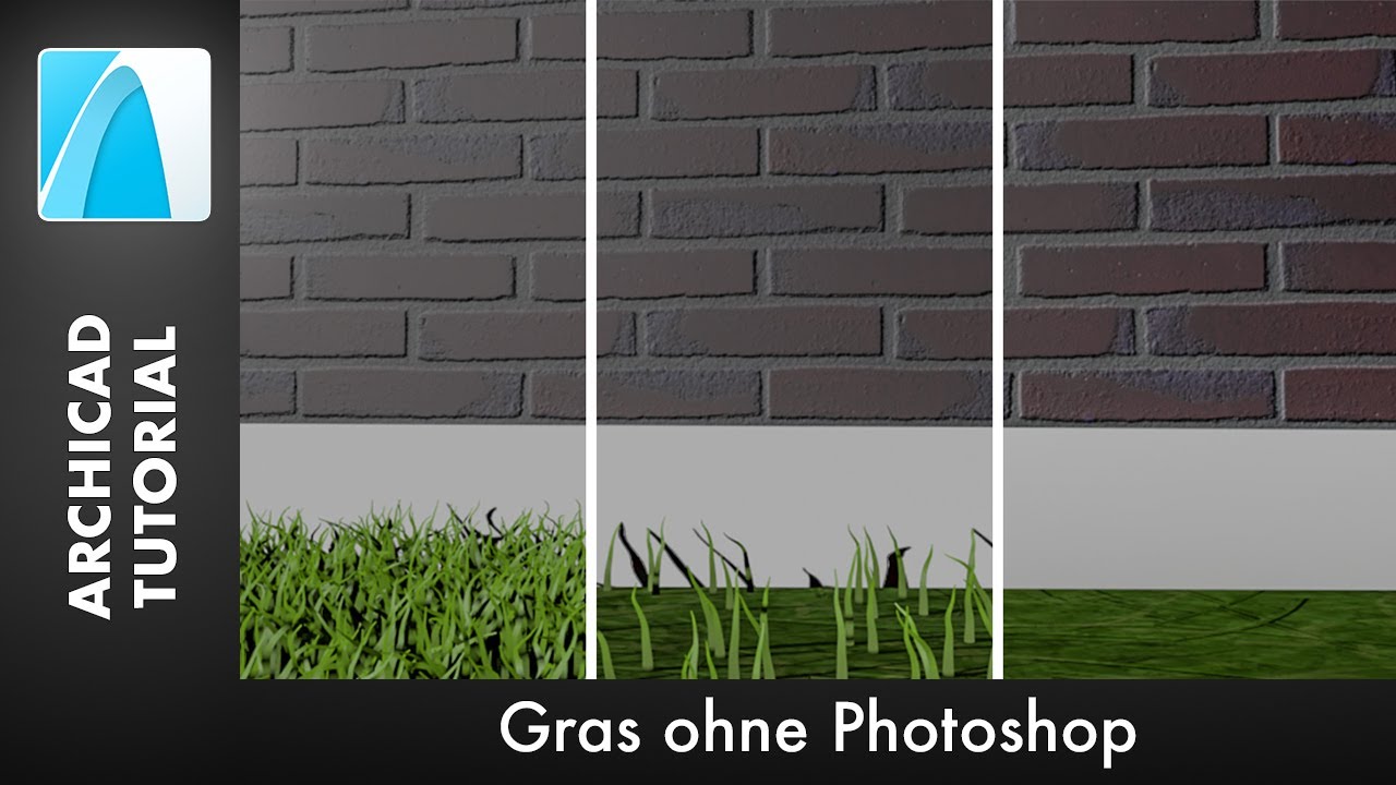 Gras ohne Photoshop - ARCHICAD 22 [Tutorial Deutsch] - YouTube