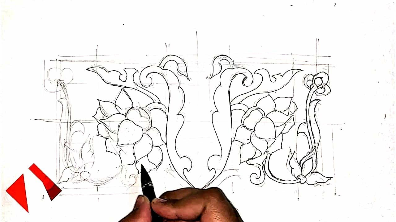 Ornamental Design Drawing | Step by Step - YouTube