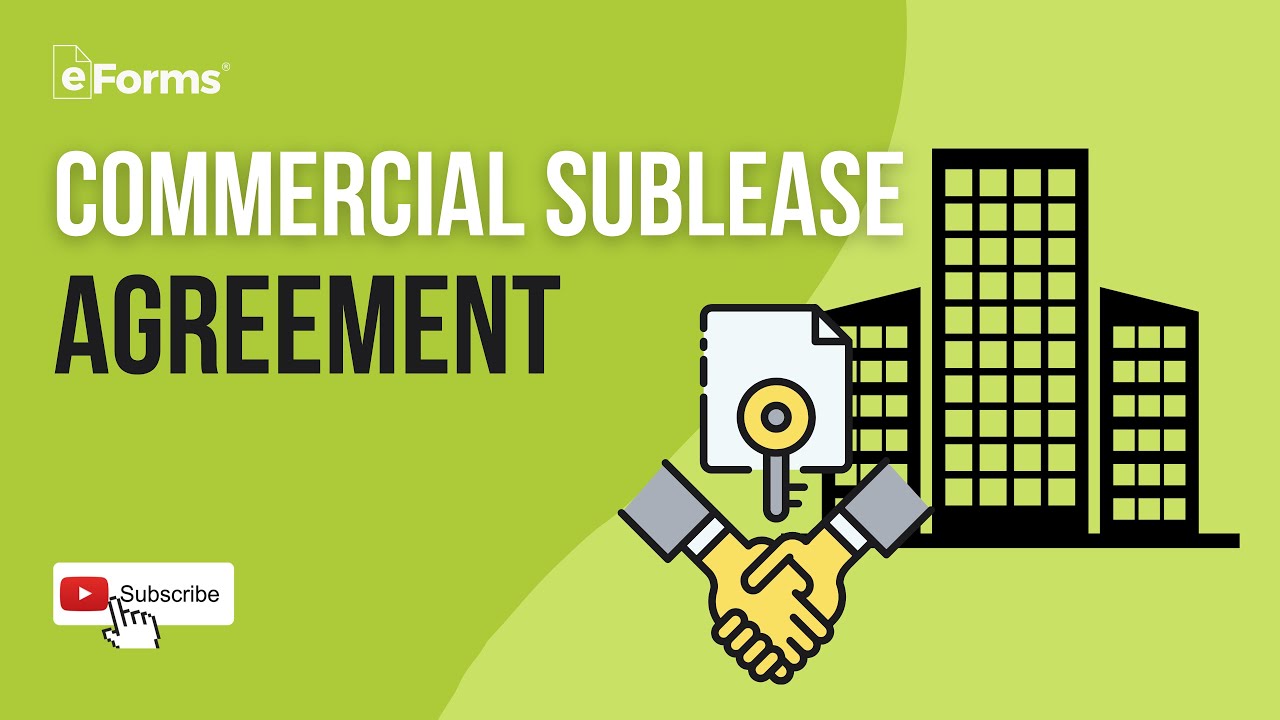 Commercial Sublease Agreement - EXPLAINED - YouTube